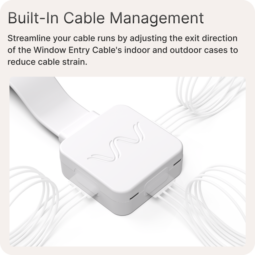 Waveform Coax Twin Window Entry Cable: Low-Loss, Ultra-Flat Passthroug