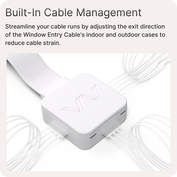Waveform Coax Twin Window Entry Cable: Low-Loss, Ultra-Flat Passthroug