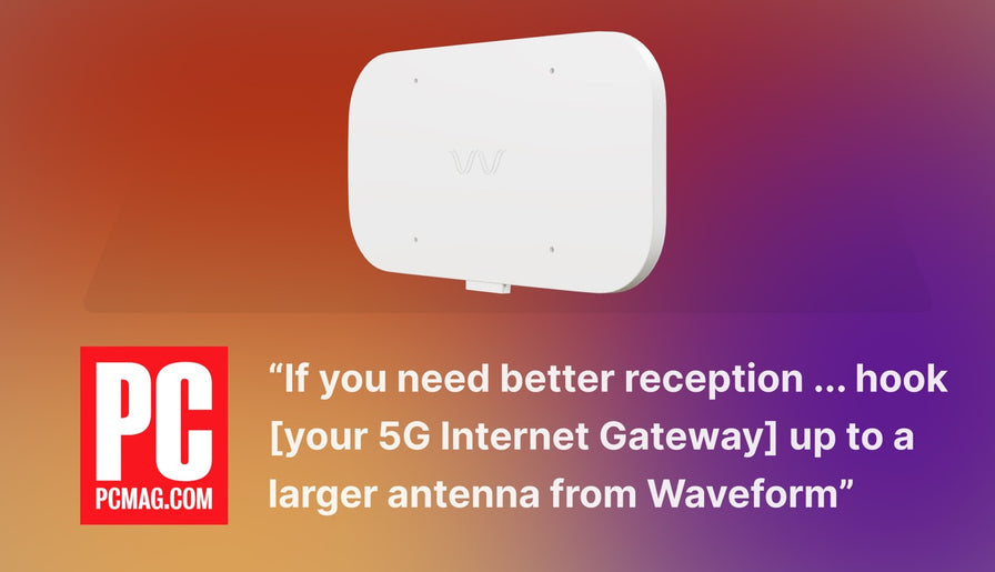 Waveform DualMini: Low-Profile 2x2 MIMO Window Antenna