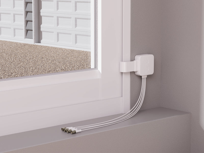 Waveform Coax Twin Window Entry Cable: Low-Loss, Ultra-Flat Passthroug