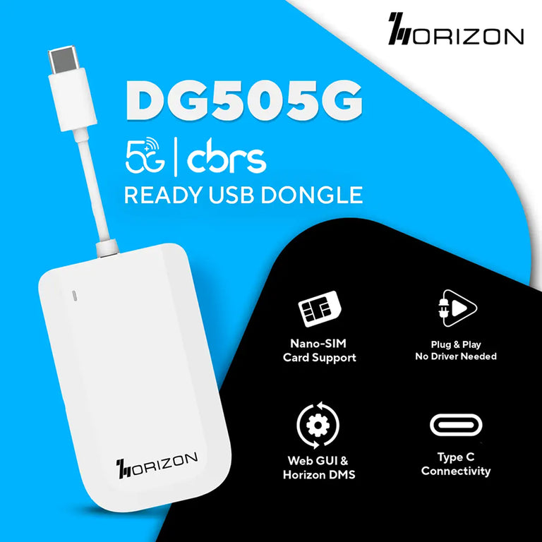 Horizon DG505G: USB-C Modem Dongle | CBRS & 5G