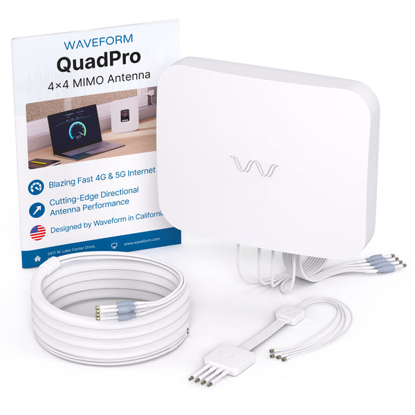 Waveform QuadPro: High-Gain Directional 4x4 MIMO Panel Antenna