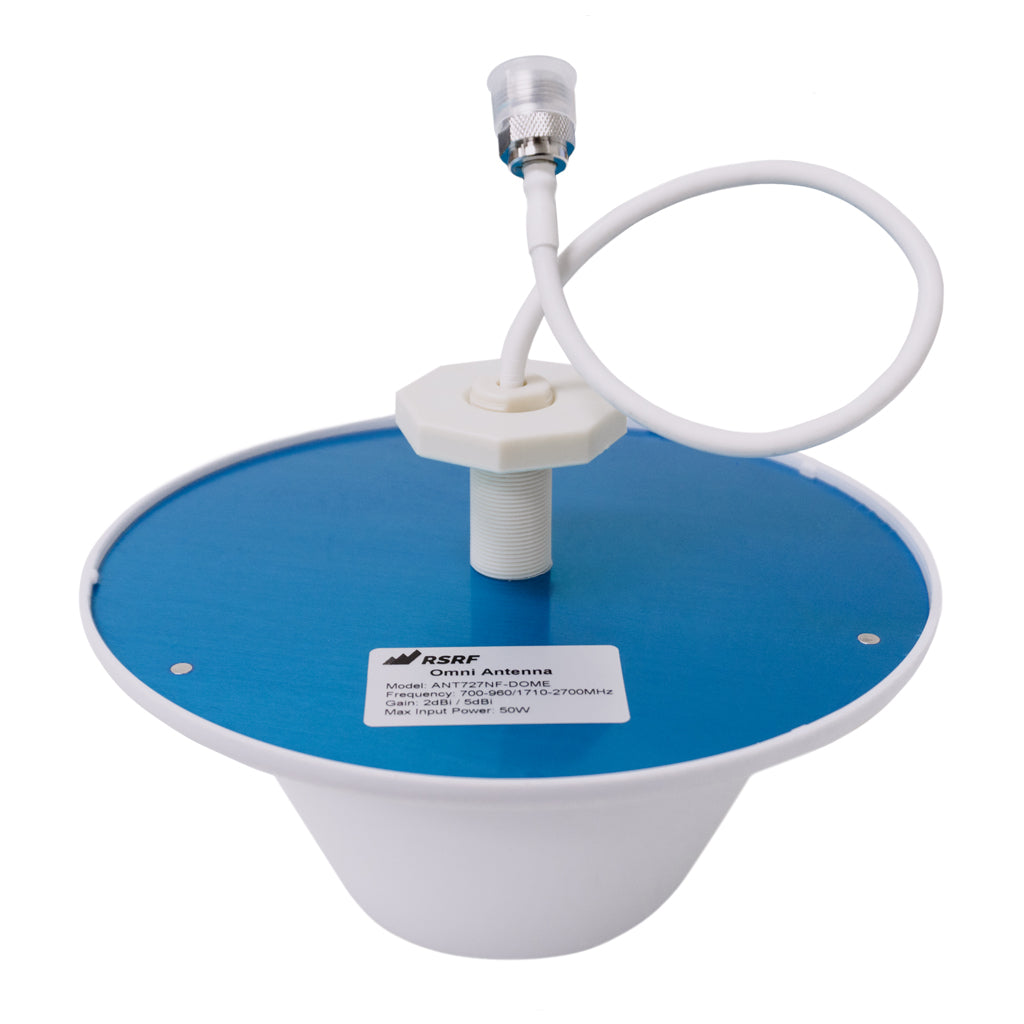 Dome Antenna with N-Female Connector, 600 - 6000 MHz