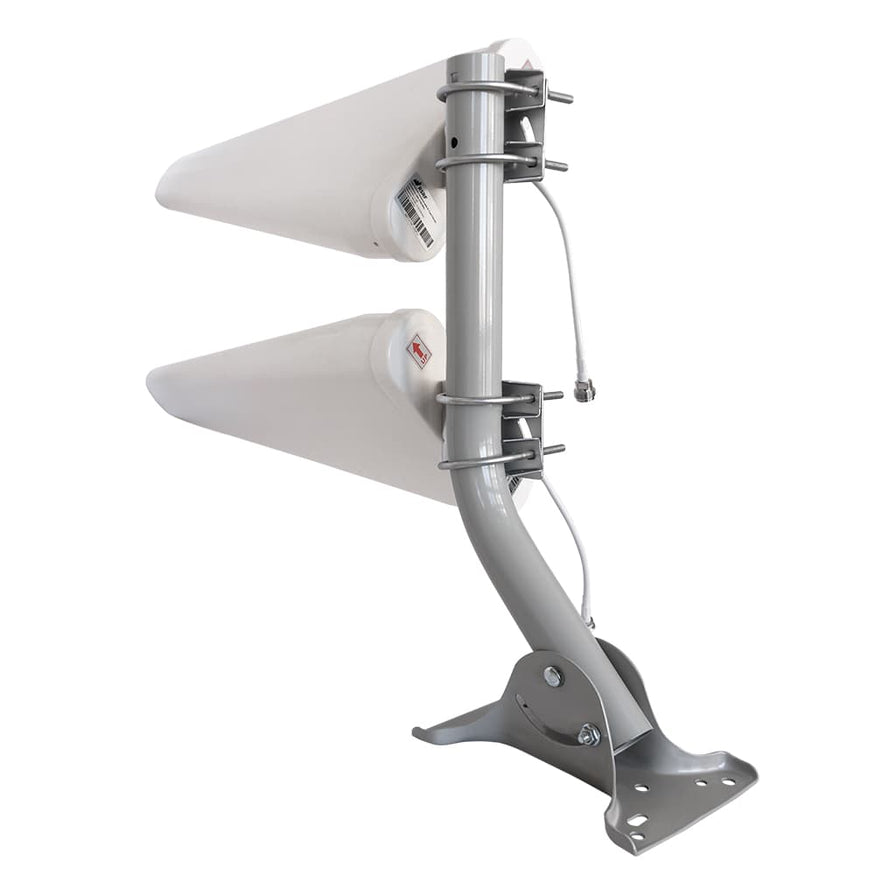 MIMO 2x2 Log Periodic External Antenna Kit for 4G LTE/5G Hotspots & Ro
