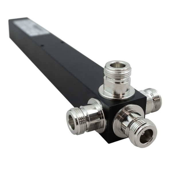 N-Female Reactive Cavity Signal Splitters (2, 3, or 4-Way), 600 - 4000