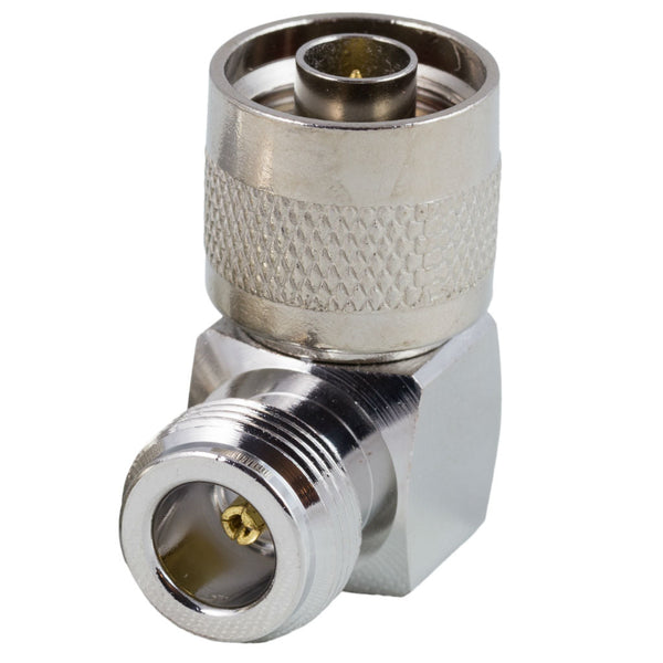 Right Angle N-Male to N-Female Adapter - Waveform