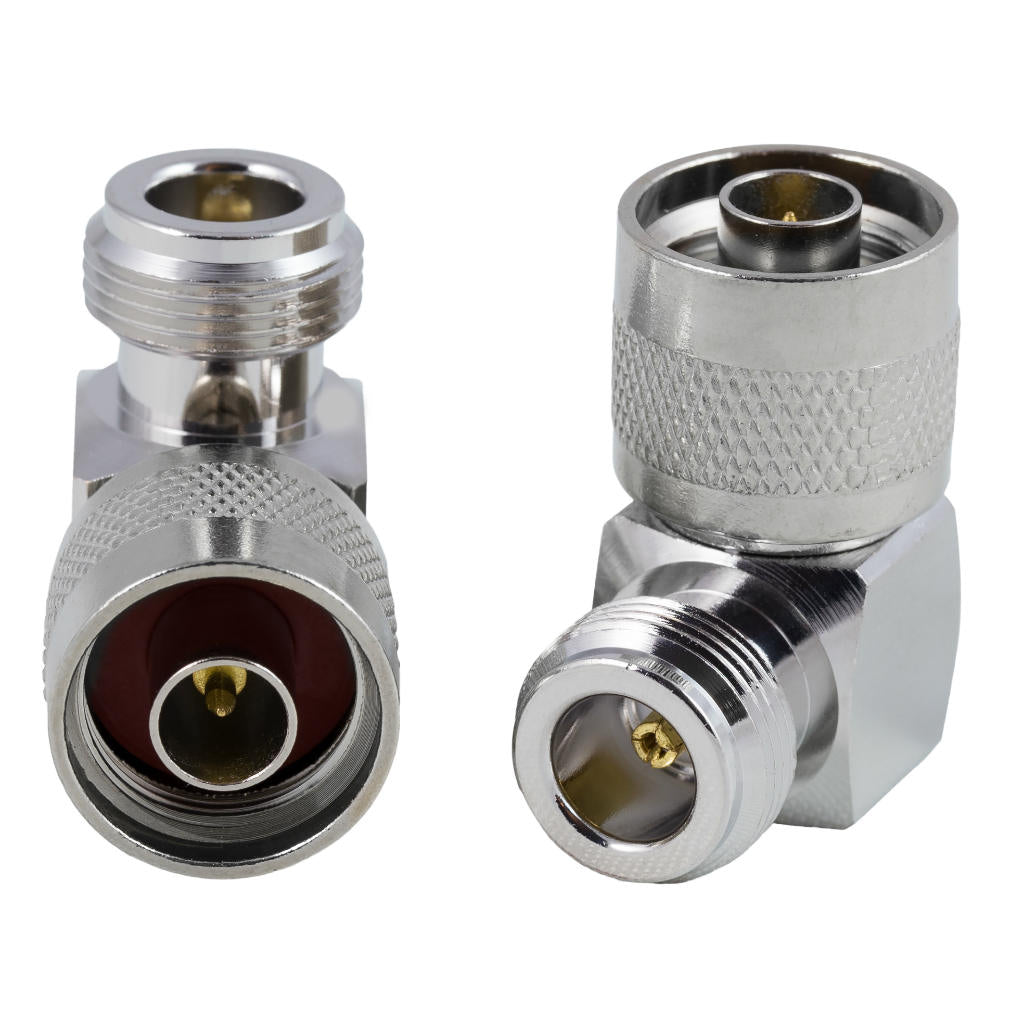 Right Angle N-Male to N-Female Adapter - Waveform