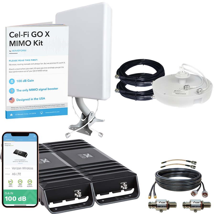 Cel-Fi GO X MIMO Cell Phone Signal Booster Kit