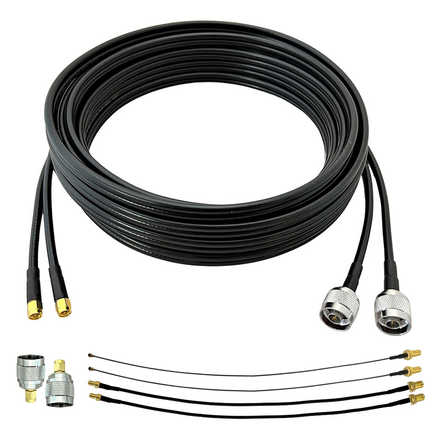 MIMO 2x2 Panel External Antenna Kit for 4G LTE/5G Hotspots & Routers
